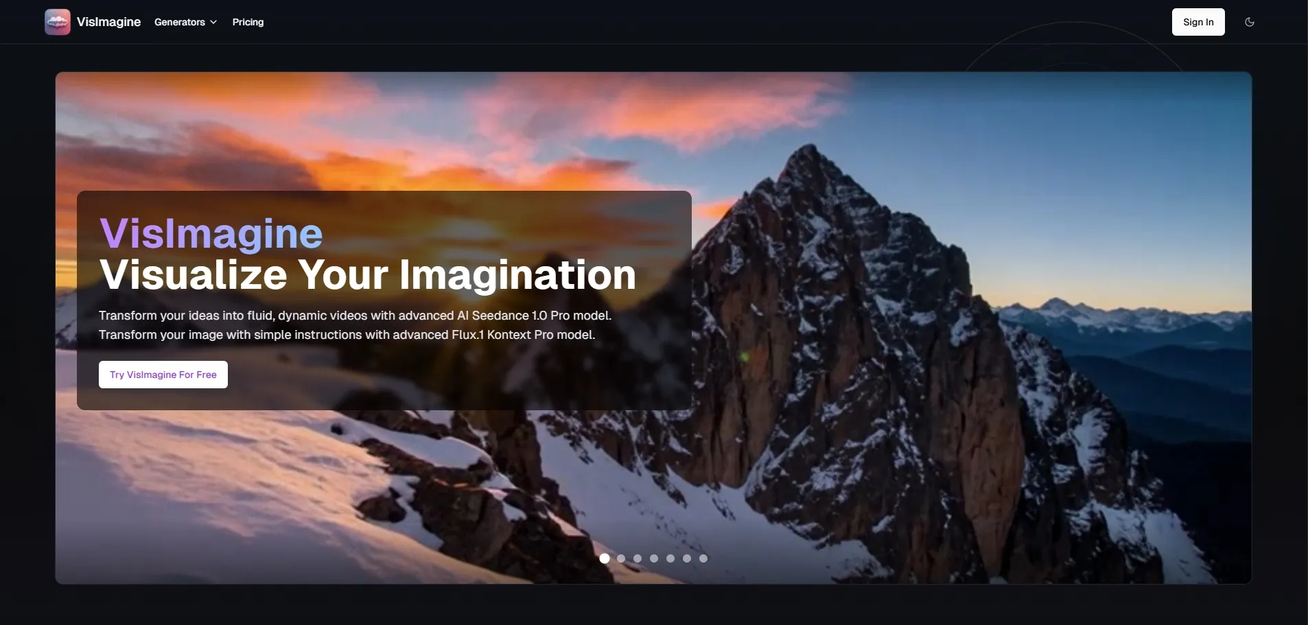VisImagine - Transform Ideas into Stunning Videos | Creati.ai