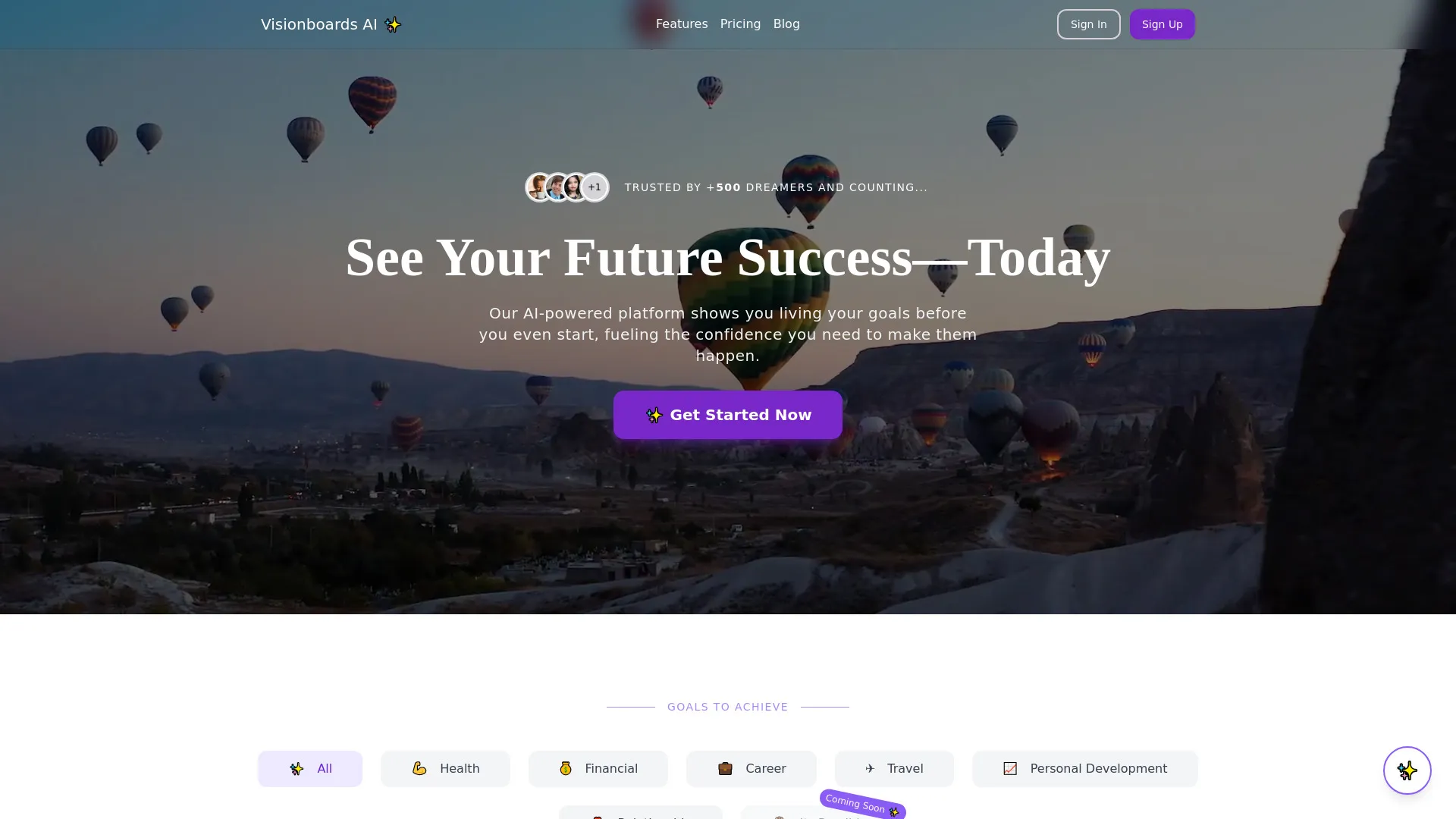 AI-Generated Vision Boards for Goal Visualization | Creati.ai