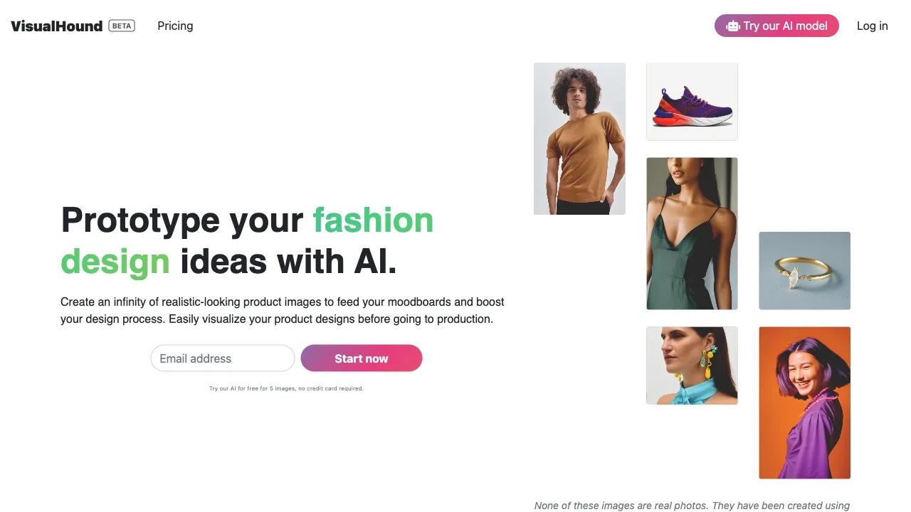 VisualHound: AI-Powered Tool for Fashion Design Prototyping | Creati.ai