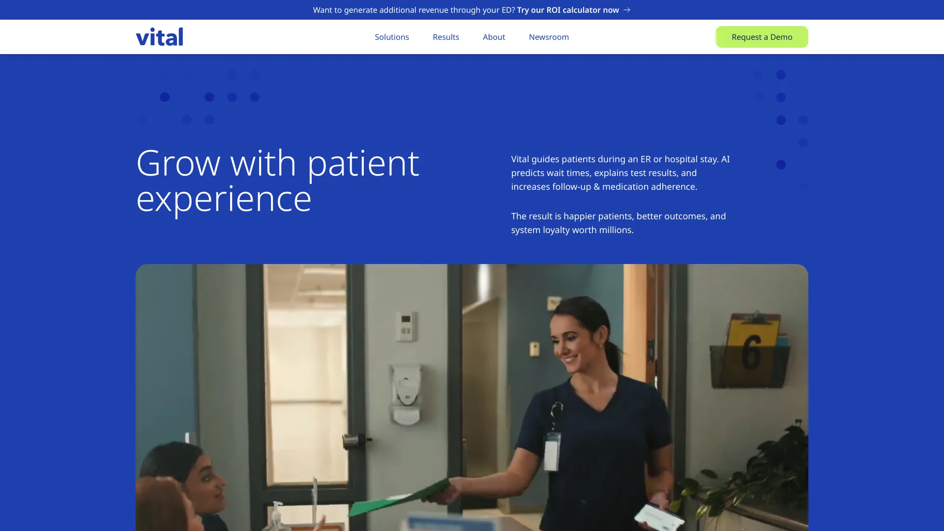 Vital: AI-Powered Patient Experience Solutions for Hospitals | Creati.ai