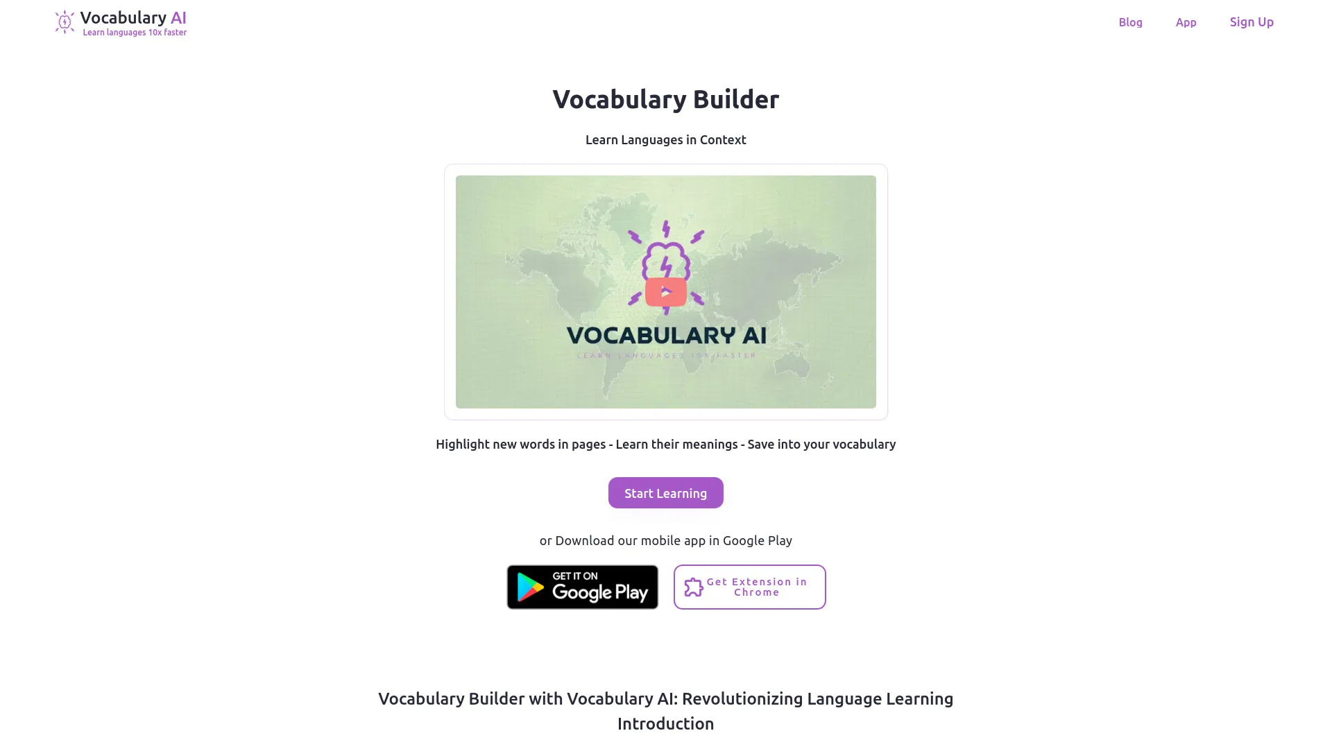 Vocabulary Live: Fun and Interactive Word Learning | Creati.ai