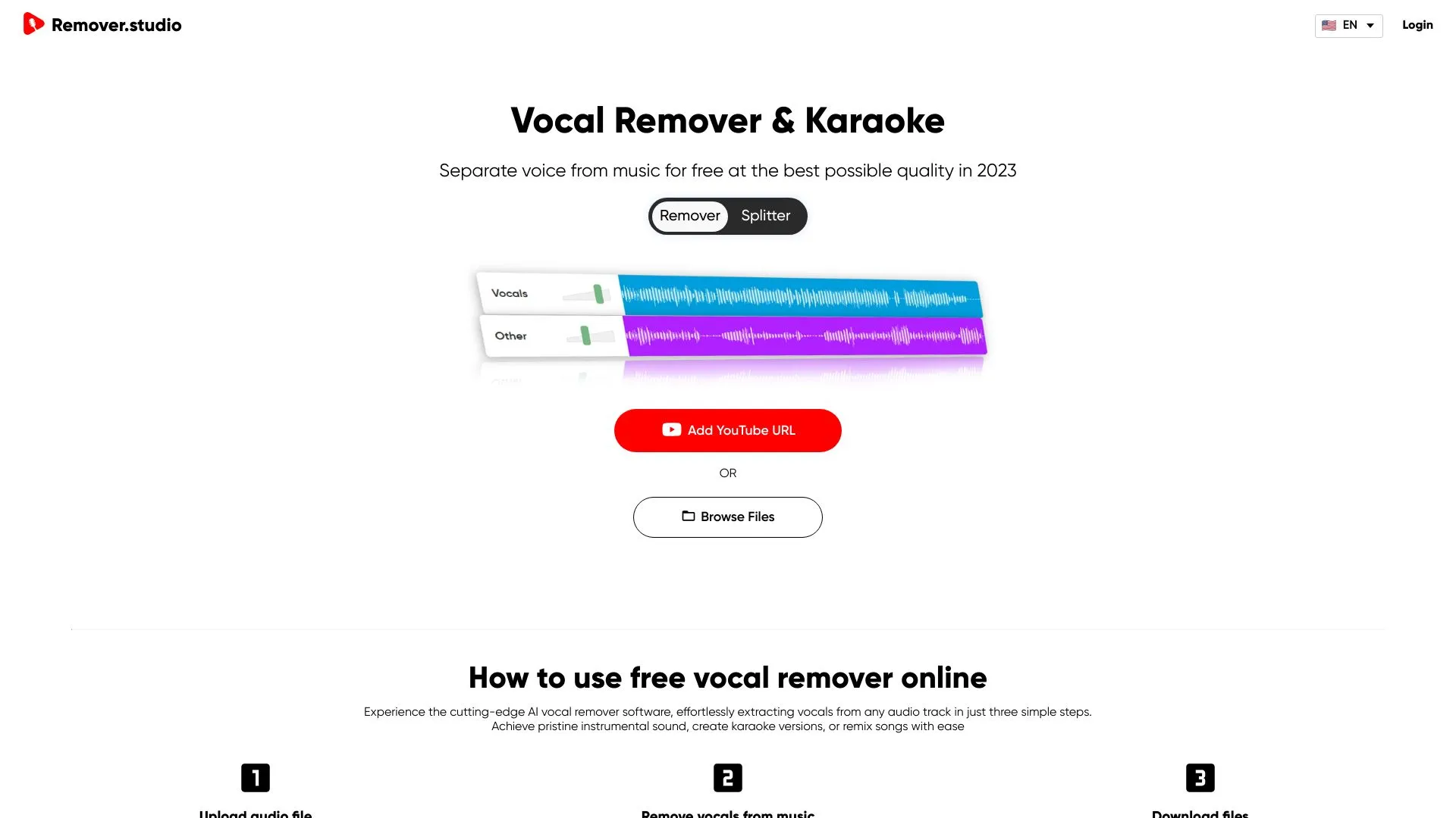 Vocal Remover: Free AI-Powered Vocal Isolation Tool | Creati.ai