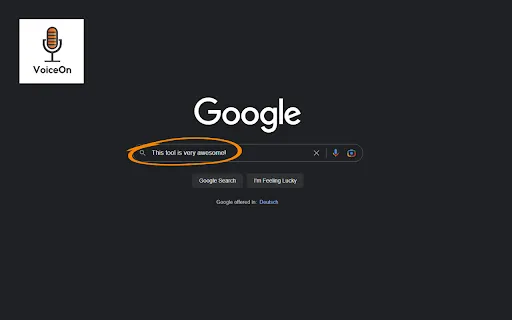 Voice On - Effective Speech-to-Text Chrome Extension | Creati.ai