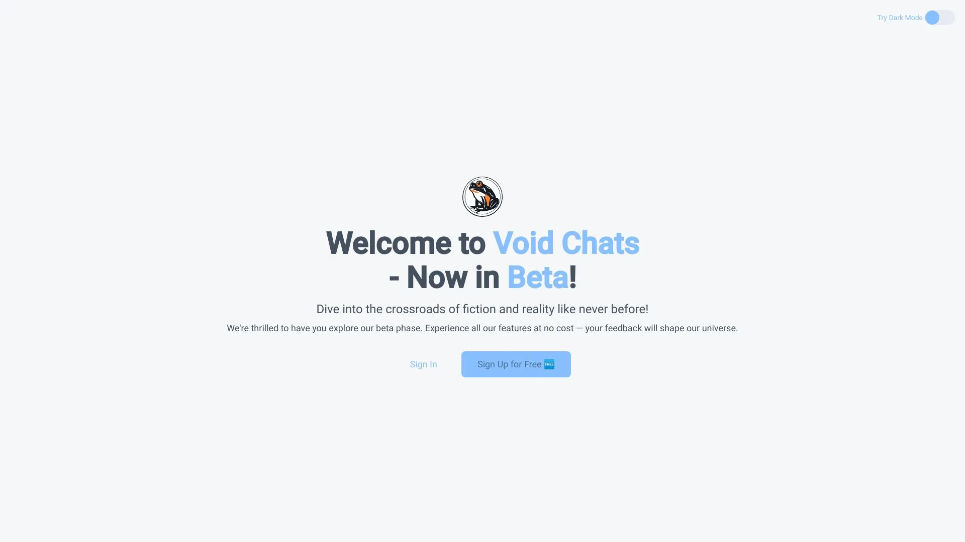 Void Chats - AI Conversations with Your Favorite Characters | Creati.ai