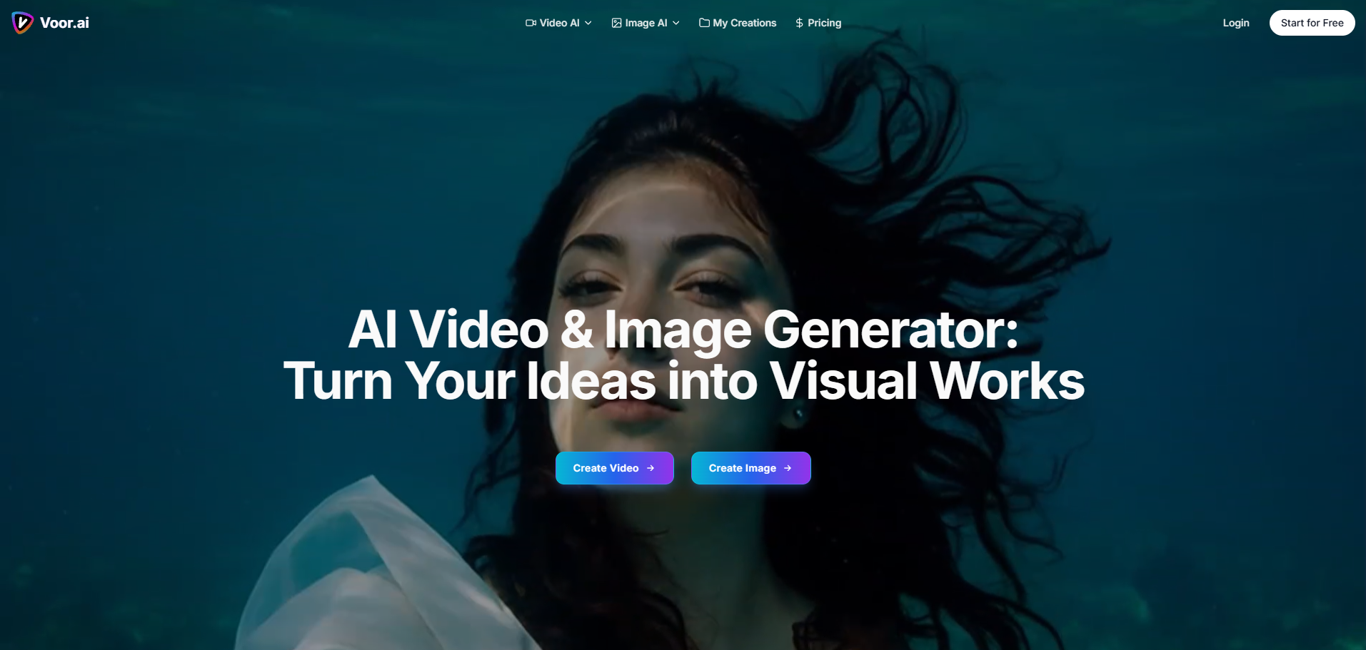 Voor AI: AI Video & Image Generator for Fast Creative Content | Creati.ai
