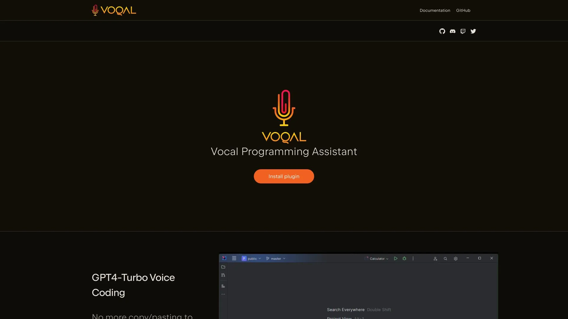 Voqal - Asistente de Programación de Habla Natural | Creati.ai