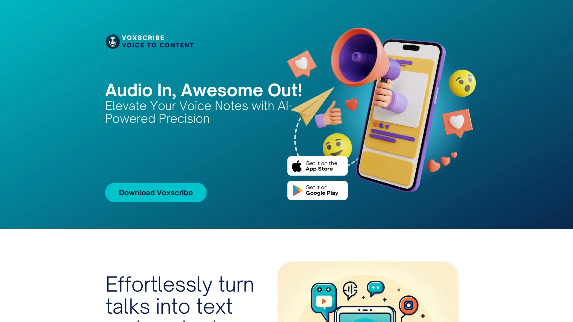 Voxscribe: The Ultimate AI Transcription Tool | Creati.ai