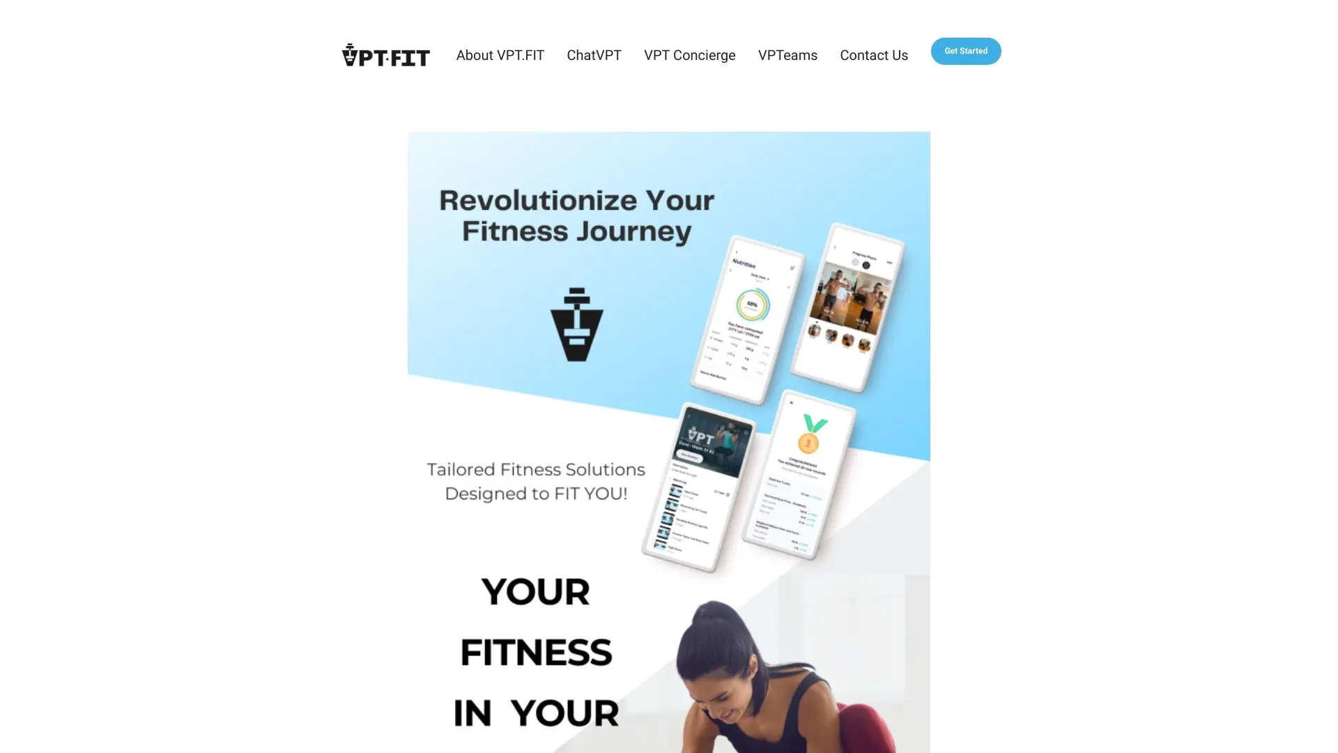 VPT.FIT: AI-Powered Custom Fitness Plans | Creati.ai