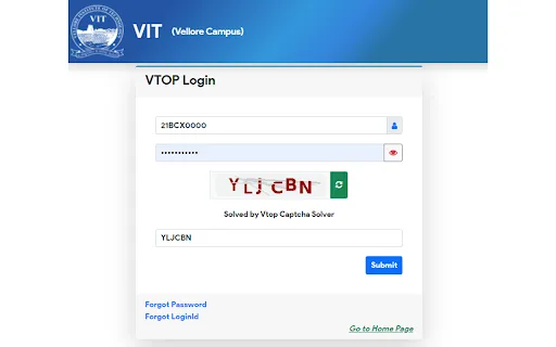 Vtop Captcha Solver - 빠르고 효율적인 로그인 | Creati.ai