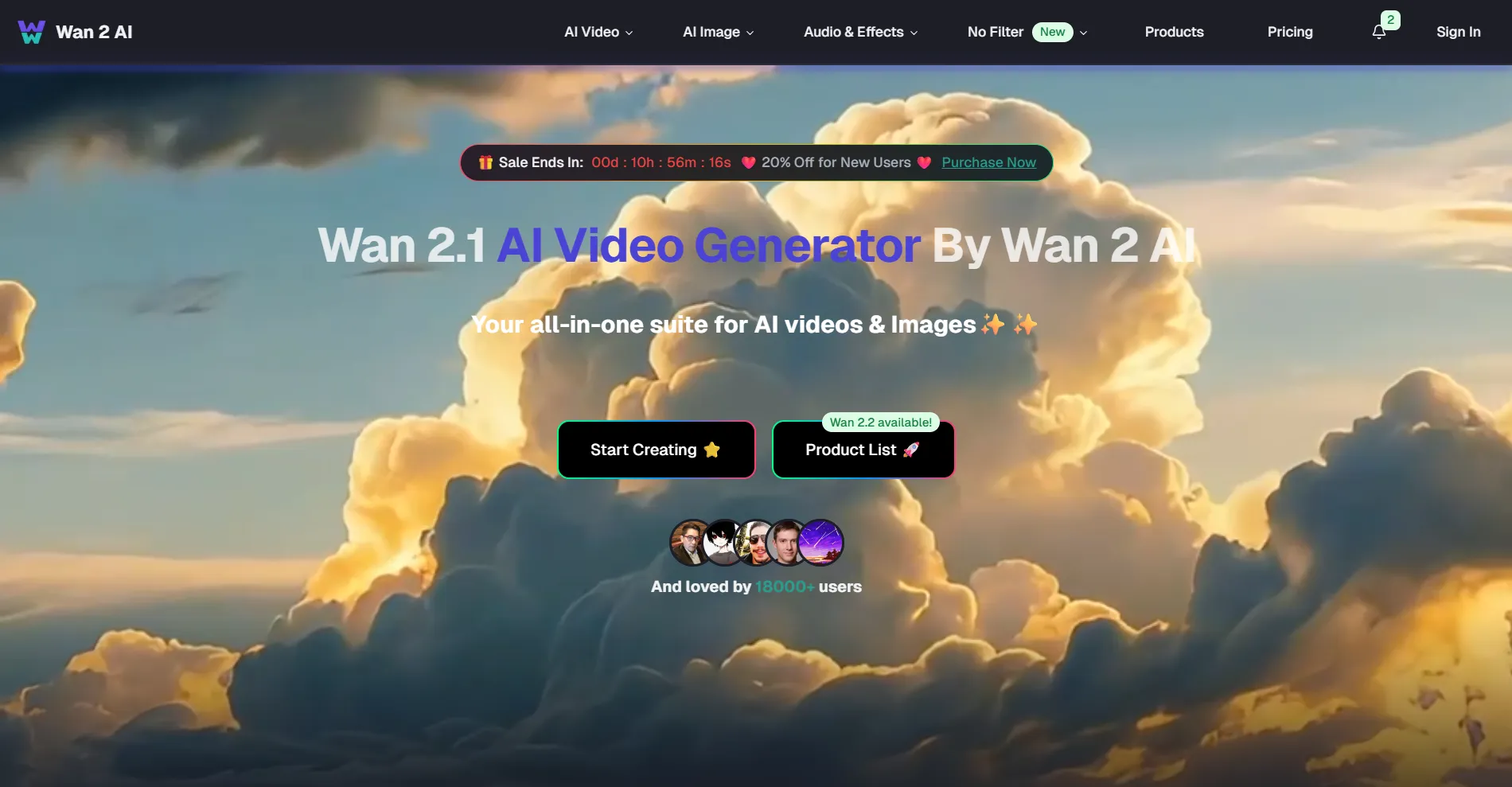 Wan 2 AI - Generador avanzado de video AI para videos impresionantes en ...