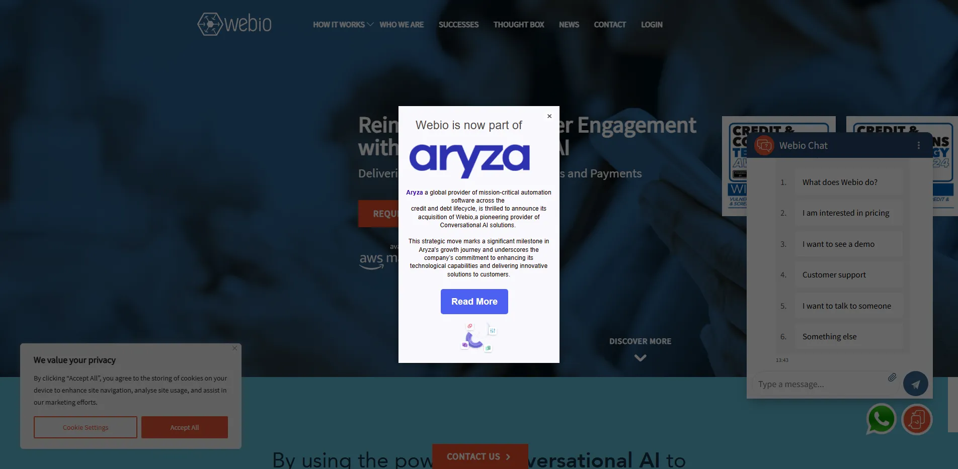 Webio - 顧客エンゲージメントとサポートのためのAIエージェント | Creati.ai