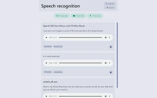 WebML Speech Recognition: Local Speech Transcription Tool | Creati.ai