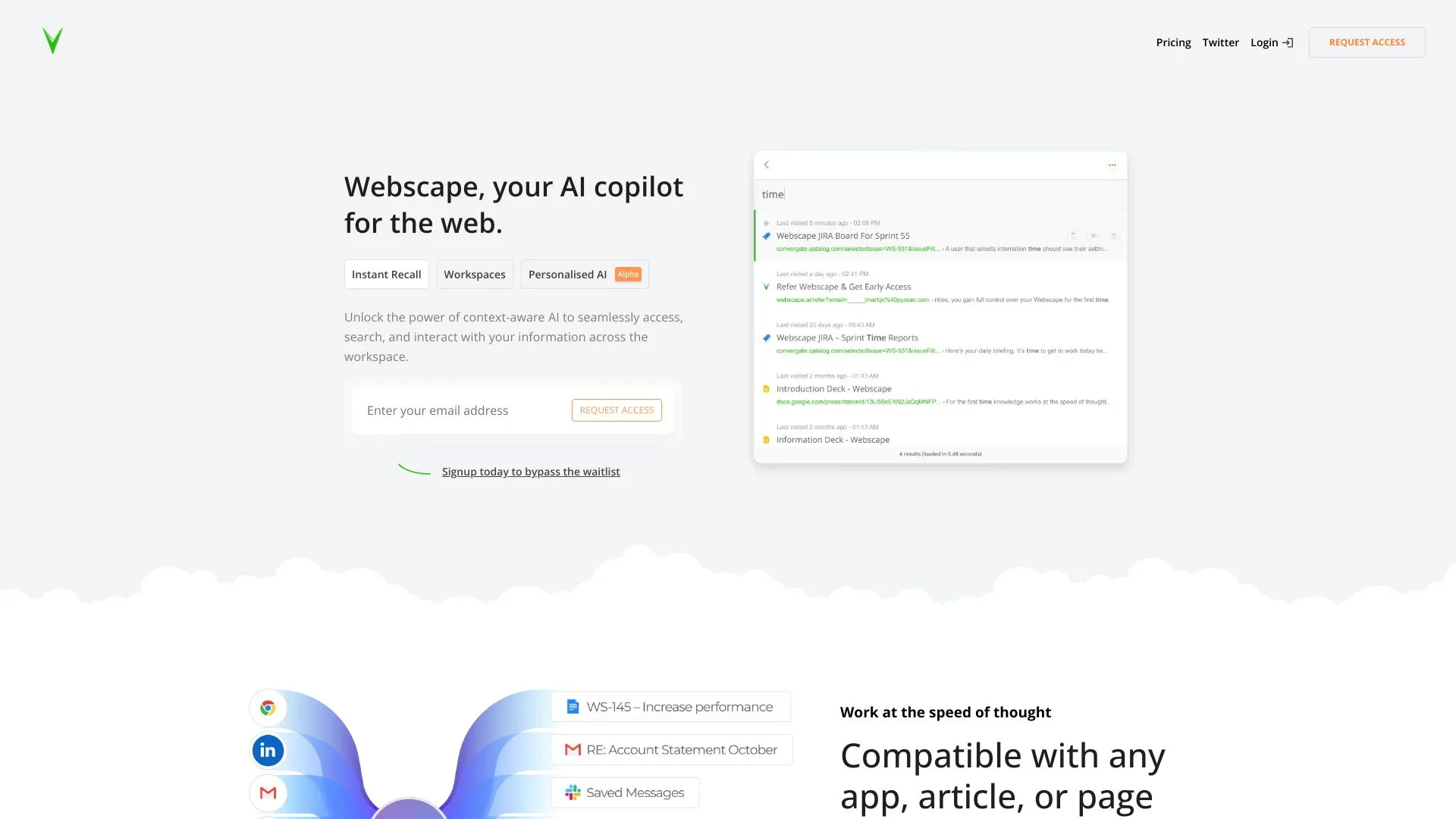 Webscape AI: Enhanced Web Productivity and Recall | Creati.ai