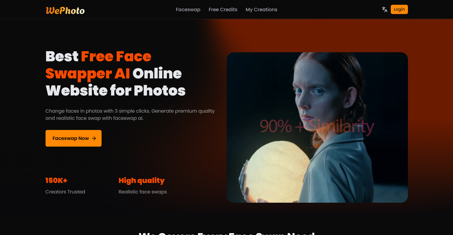 FaceSwapAI - Ferramenta Online AI de Alta Qualidade para Troca de Rostos | Creati.ai