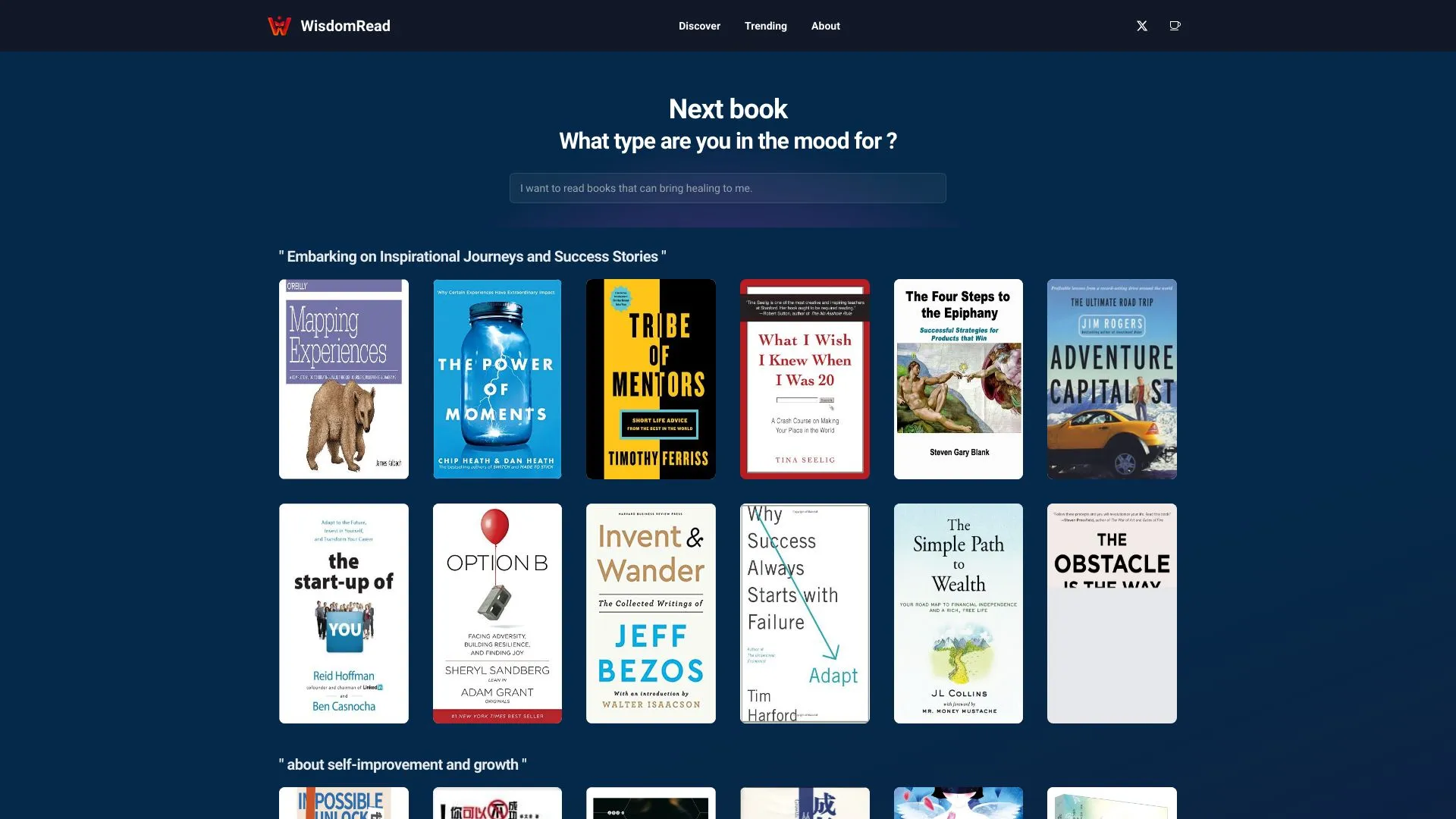 WisdomRead: AI-Powered Book Recommendations | Creati.ai