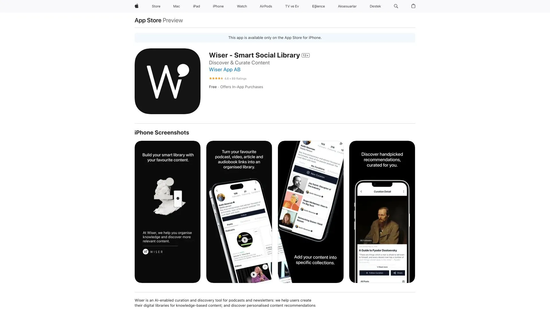 Wiser - Tu biblioteca social inteligente para curar y organizar ...