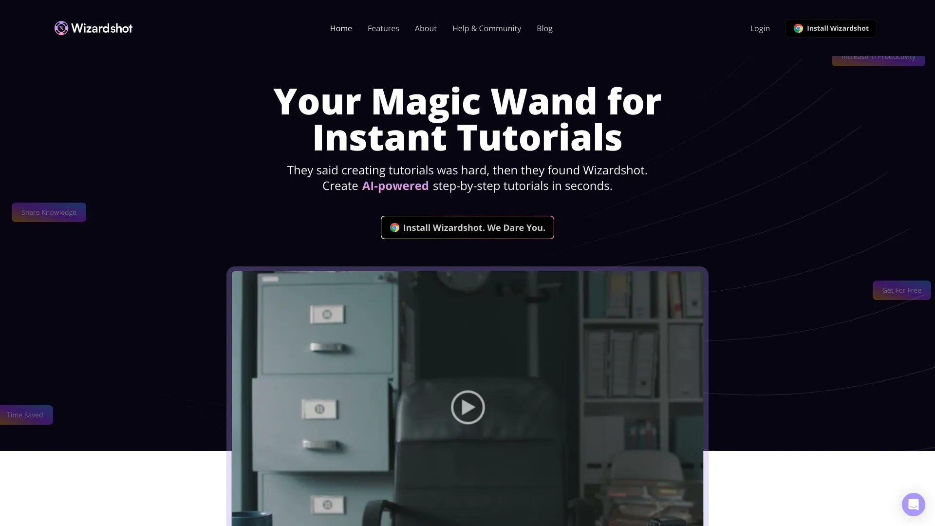 Wizardshot - Creador de Tutoriales Paso a Paso Impulsado por IA | Creati.ai