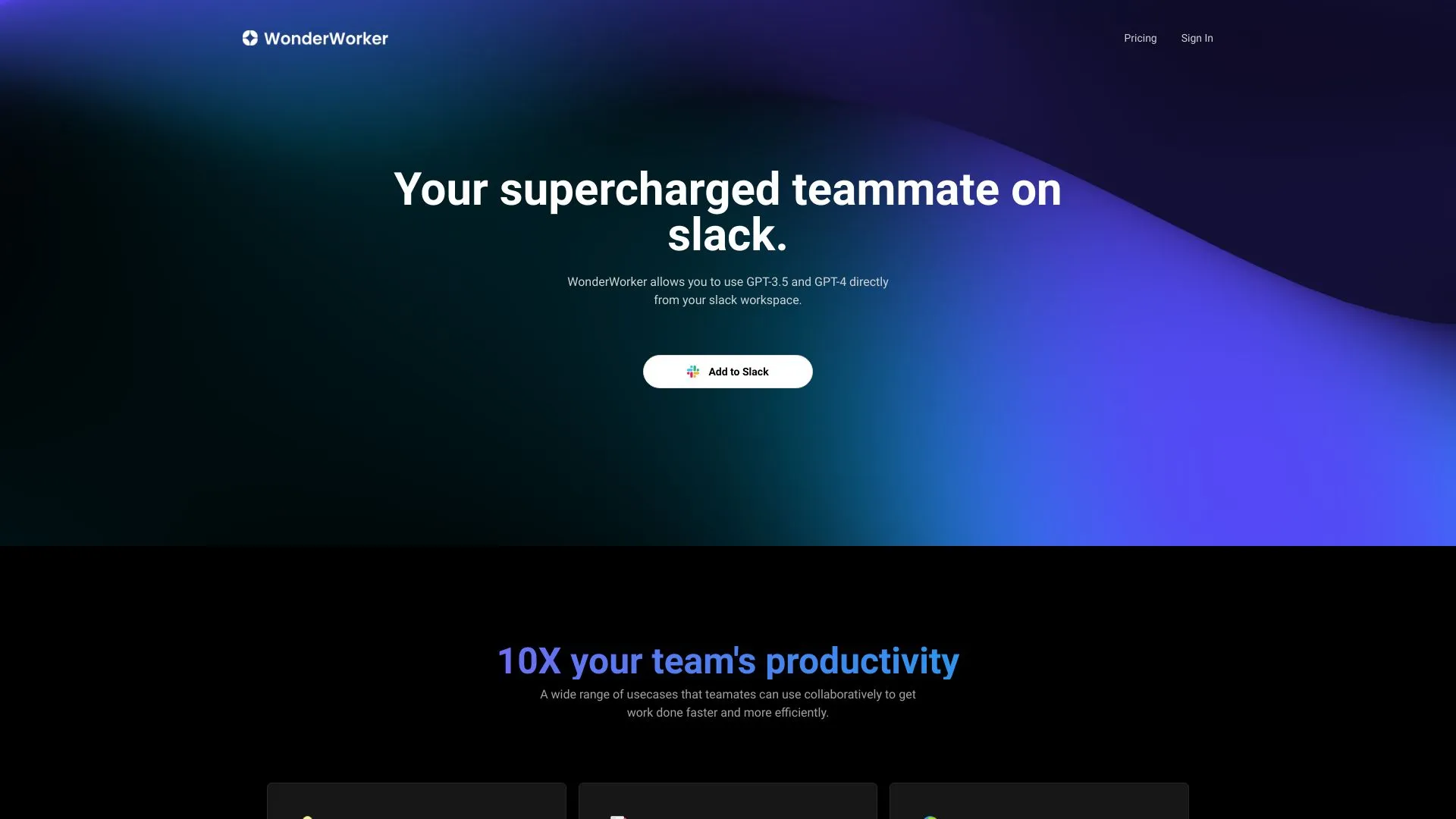 WonderWorker - AI-Powered Team Productivity Tool | Creati.ai