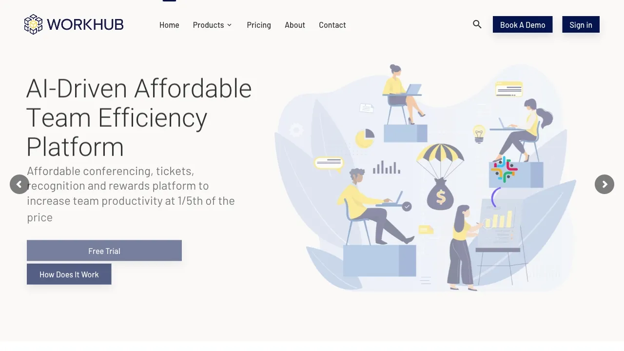 WorkHub – AI-Driven Team Collaboration & Knowledge Management | Creati.ai