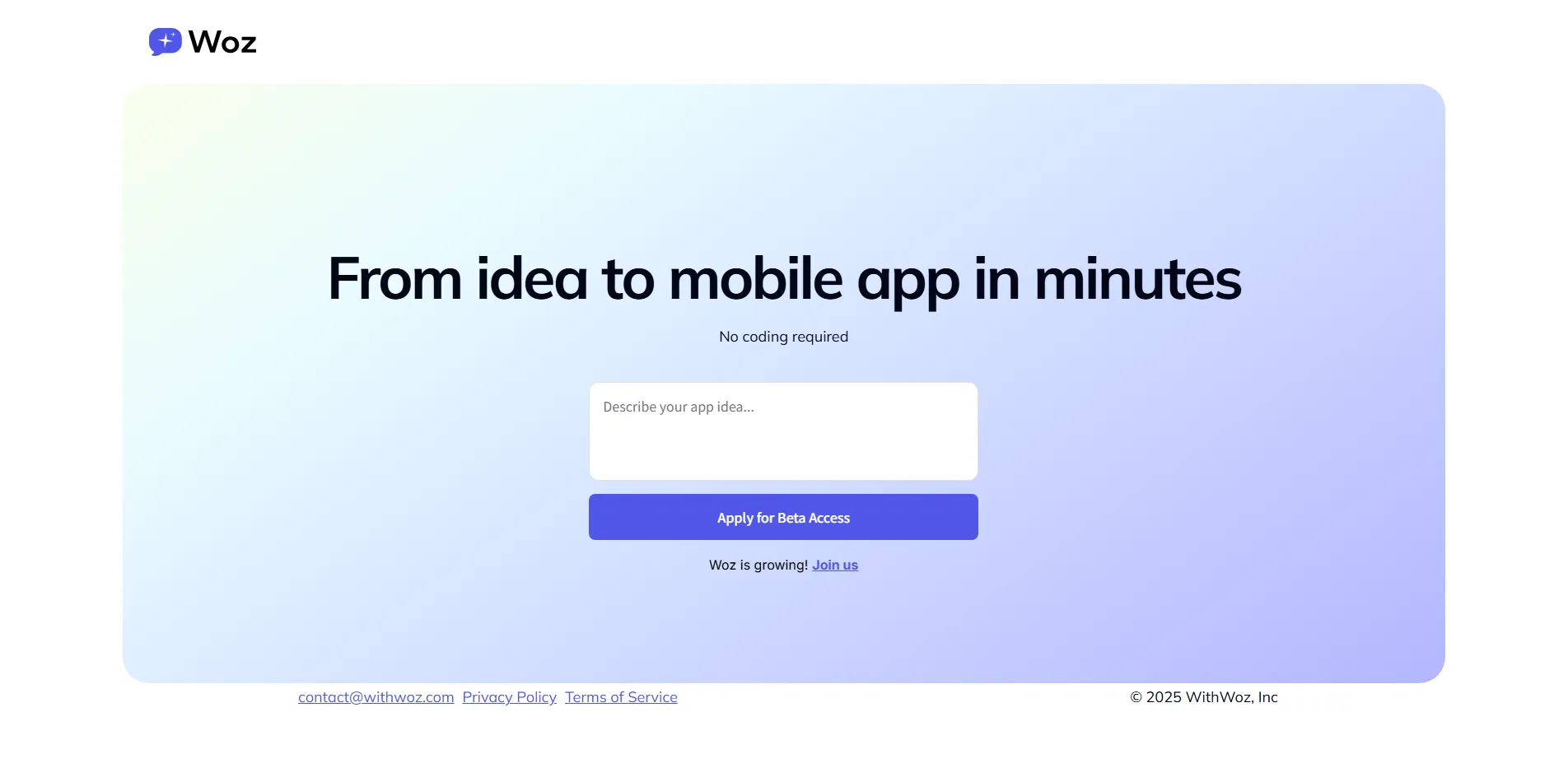 Woz - 당신의 지능형 AI 개인 비서 | Creati.ai