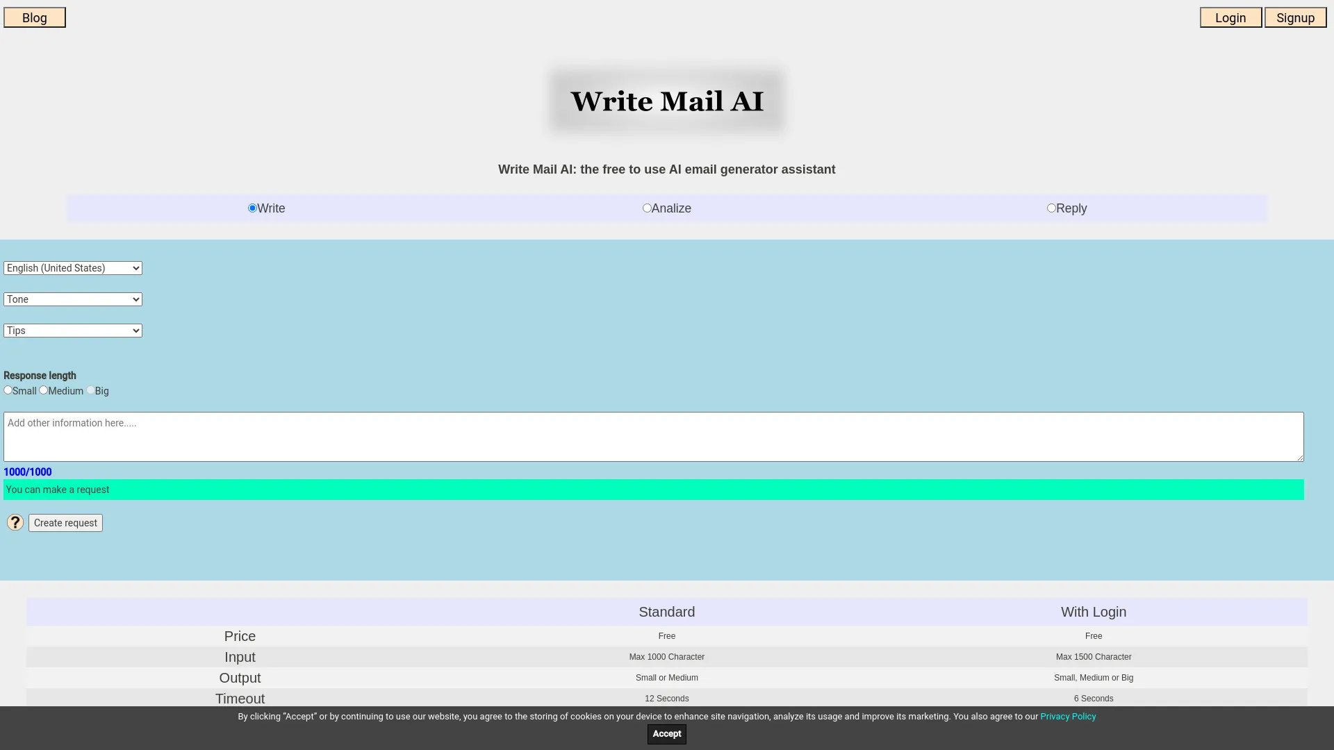 Write Mail AI - Free AI Email Generator | Creati.ai