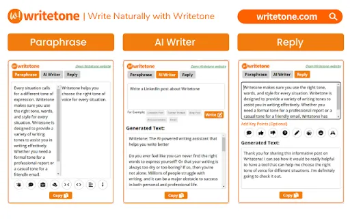 Writetone: Your AI Writing Assistant for Perfect Tone | Creati.ai