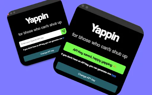 Yapping: Talk to ChatGPT Hands-Free | Chrome Extension | Creati.ai