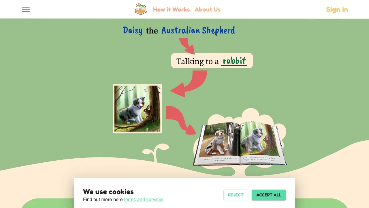 Create Personalized Storybooks with Ease | Creati.ai