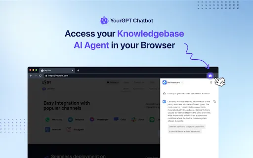 YourGPT AI - Effortless Knowledge Access and Queries | Creati.ai