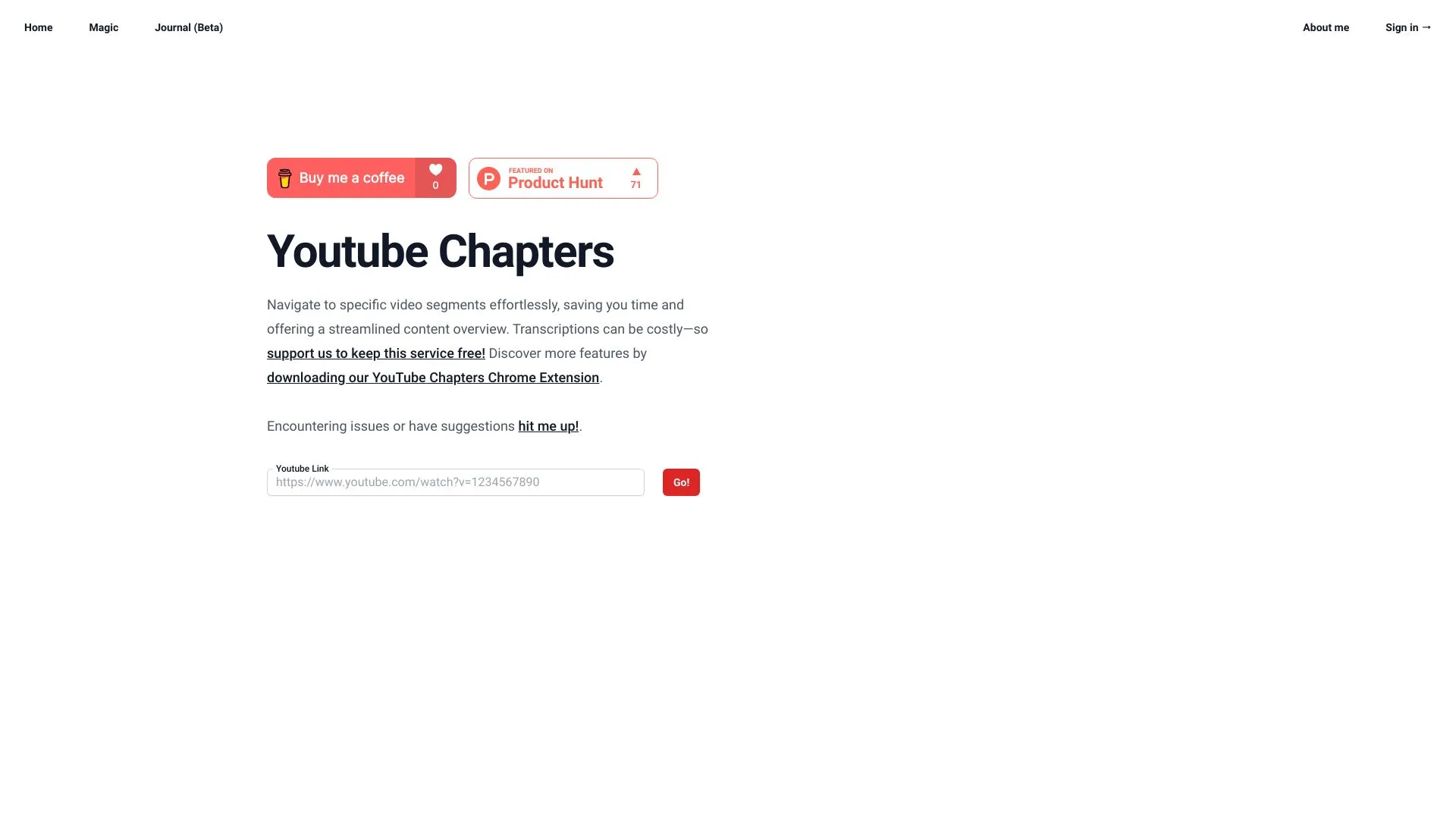 YouTubeChapters - Generate and Navigate YouTube Summaries | Creati.ai