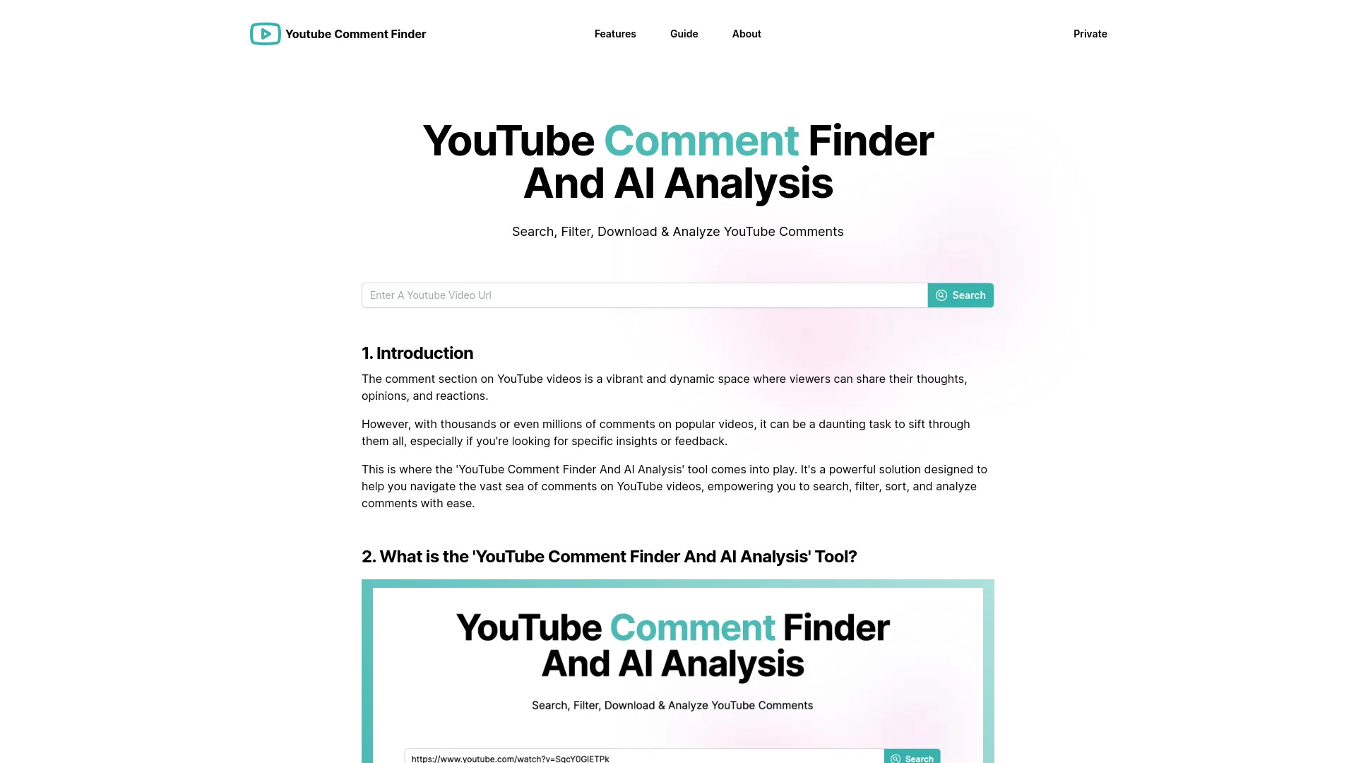 YouTube Comment Finder: Efficient Comment Analysis Tool | Creati.ai