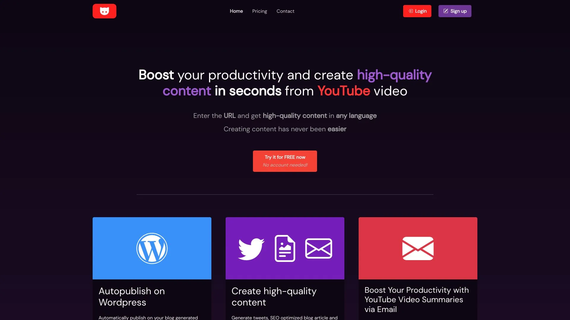 YT Copycat - Convert YouTube Videos to Written Content | Creati.ai