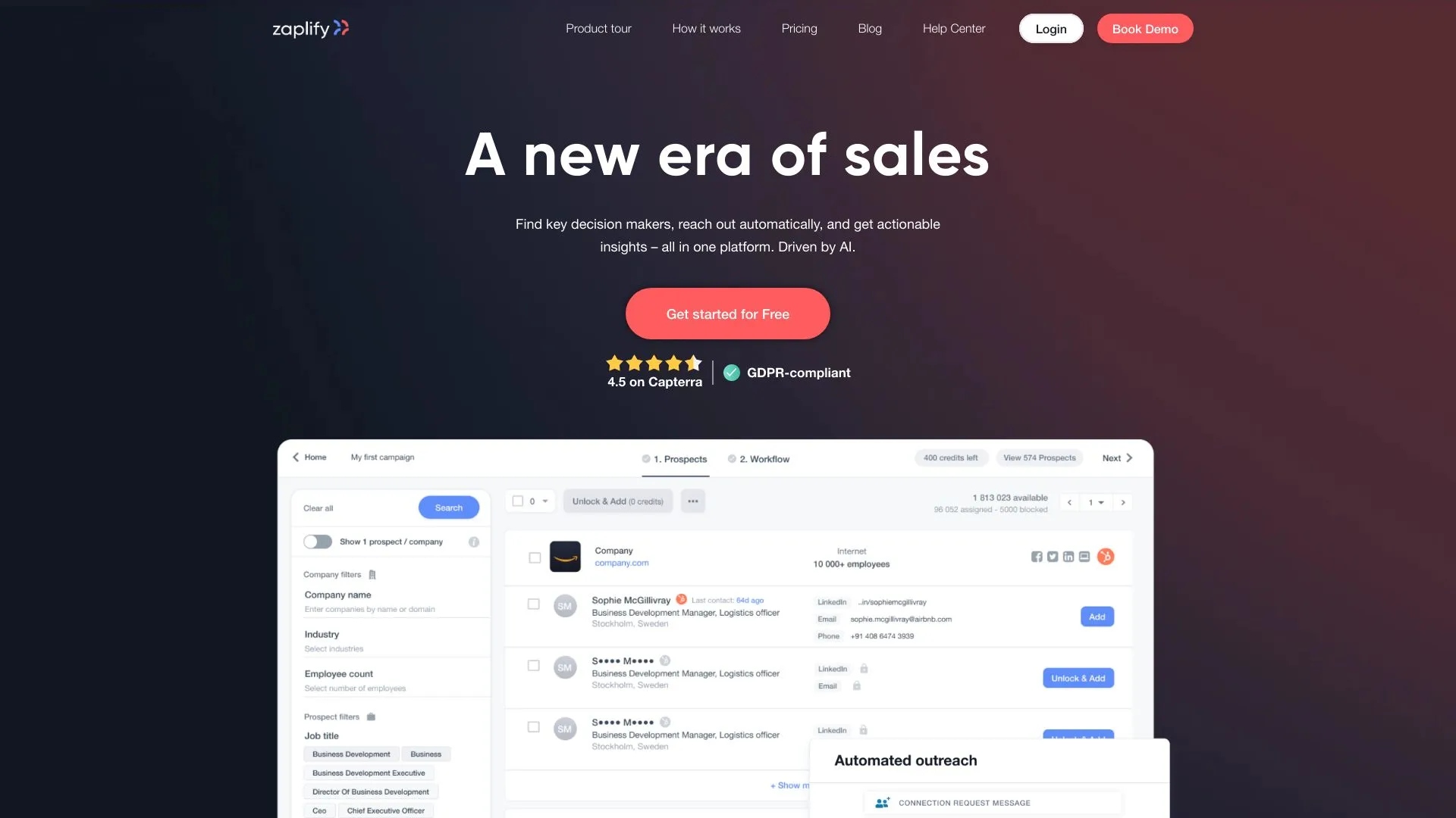 Zaplify - Automated Sales Prospecting & Personalized Outreach | Creati.ai
