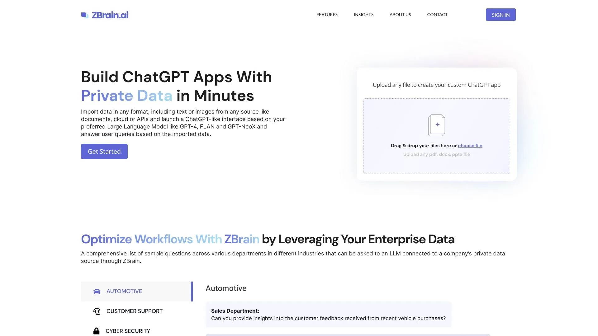ZBrain: Enterprise AI Platform for Tailored Solutions | Creati.ai