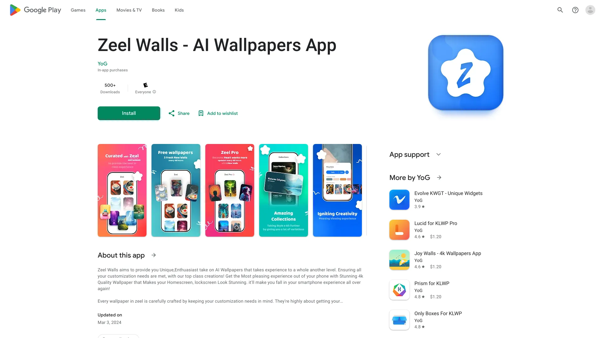 Zeel Walls - 為您的設備提供獨特的AI壁紙 | Creati.ai