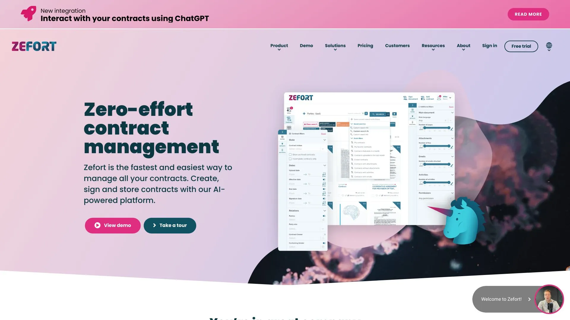 Effortless Contract Management with Zefort | Creati.ai
