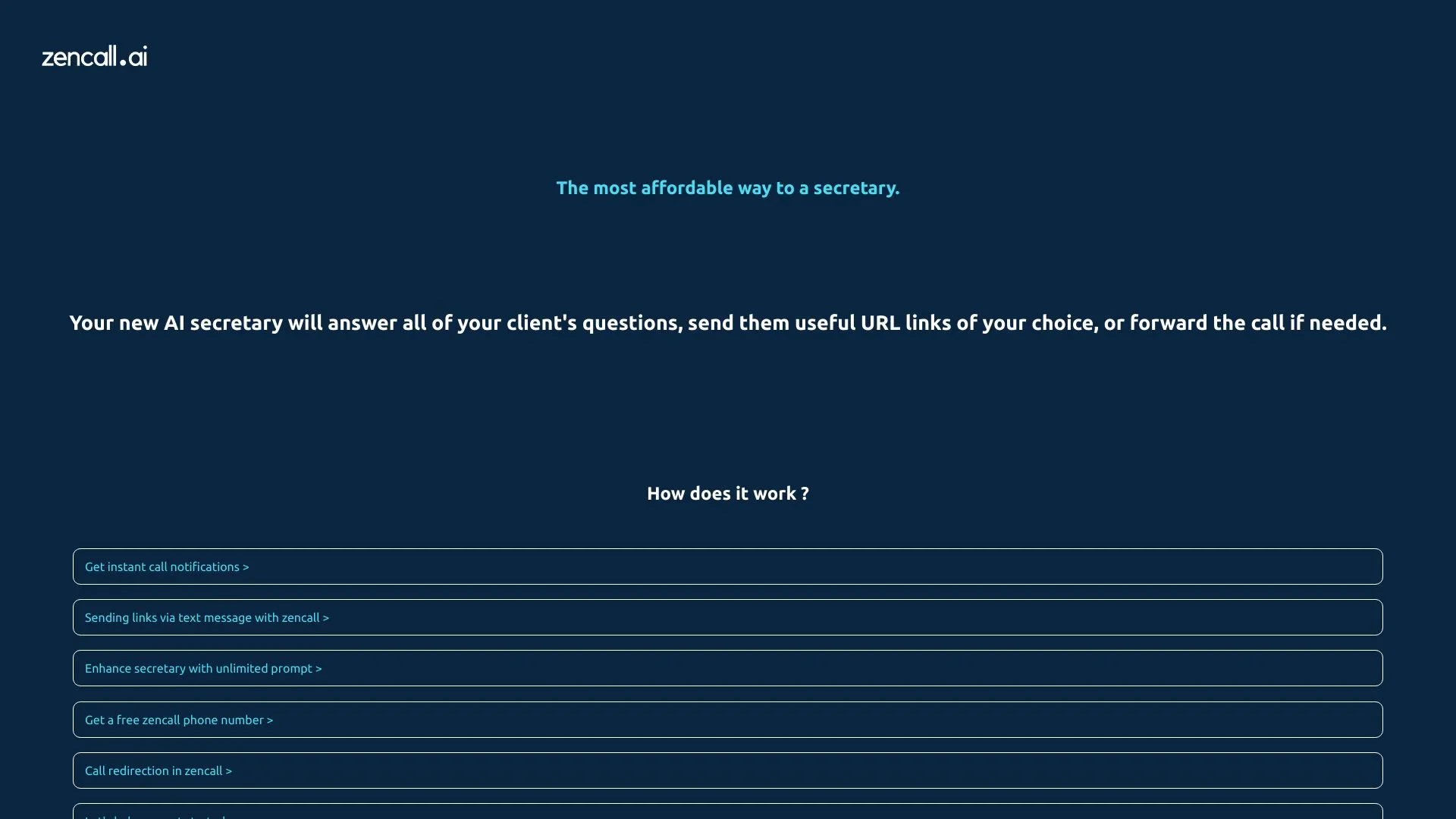 ZenCall: AI-Powered Call Management Solution | Creati.ai