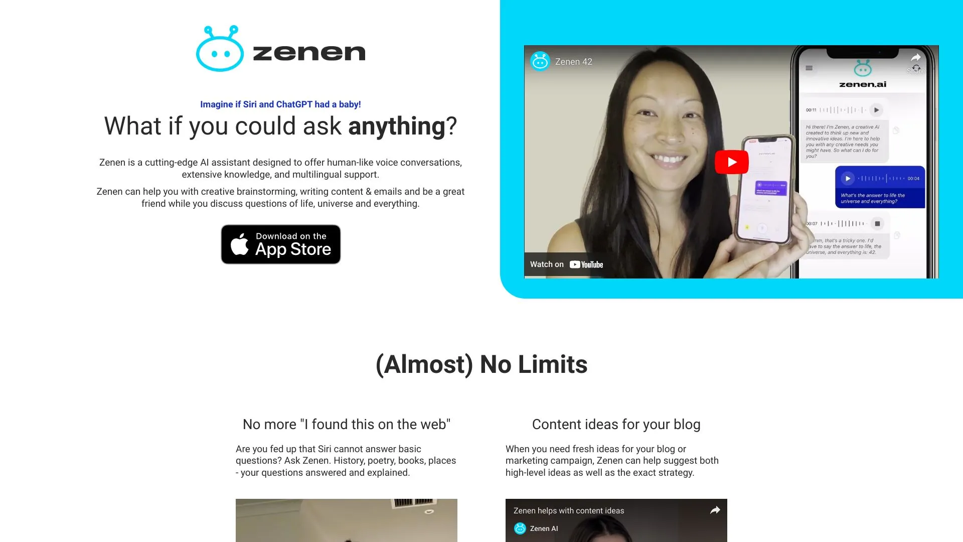 Zenen AI: Human-like Voice Conversations & Creative Assistance | Creati.ai
