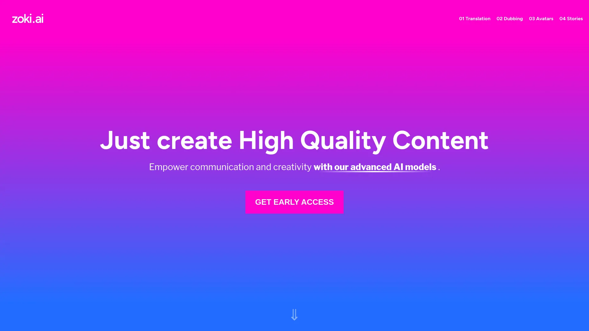 Zoki AI: Advanced Multilingual Content Creation & Avatars | Creati.ai