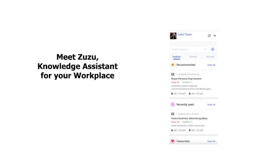 Zuzu AI Knowledge Assistant - Mejore el Soporte al Cliente | Creati.ai