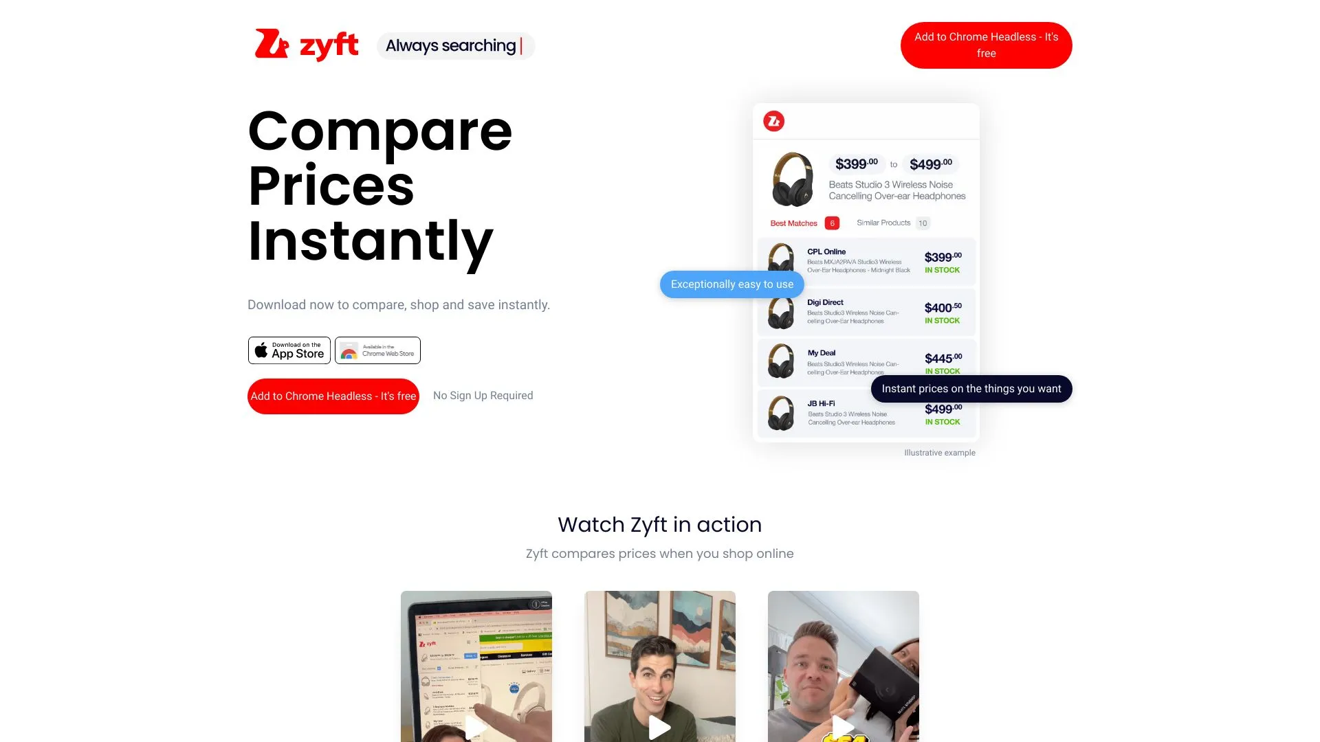 Zyft - AI-Powered Price Comparison Browser Extension | Creati.ai