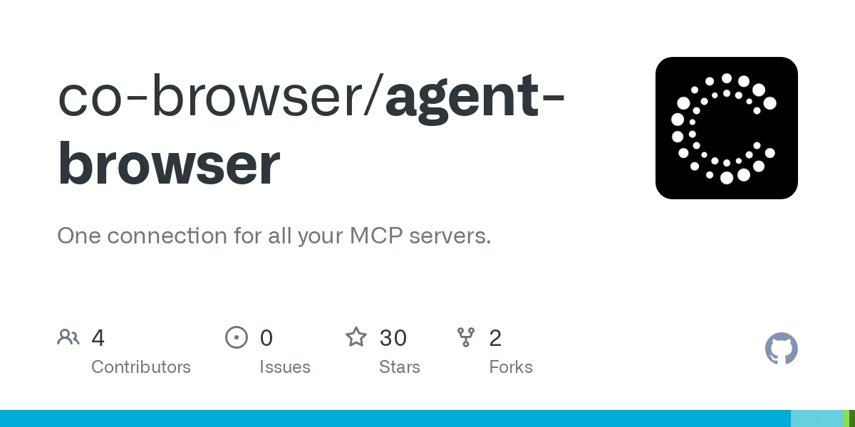 Agent Browser: Plataforma de gestión y monitorización centralizada de servidores MCP | Creati.ai