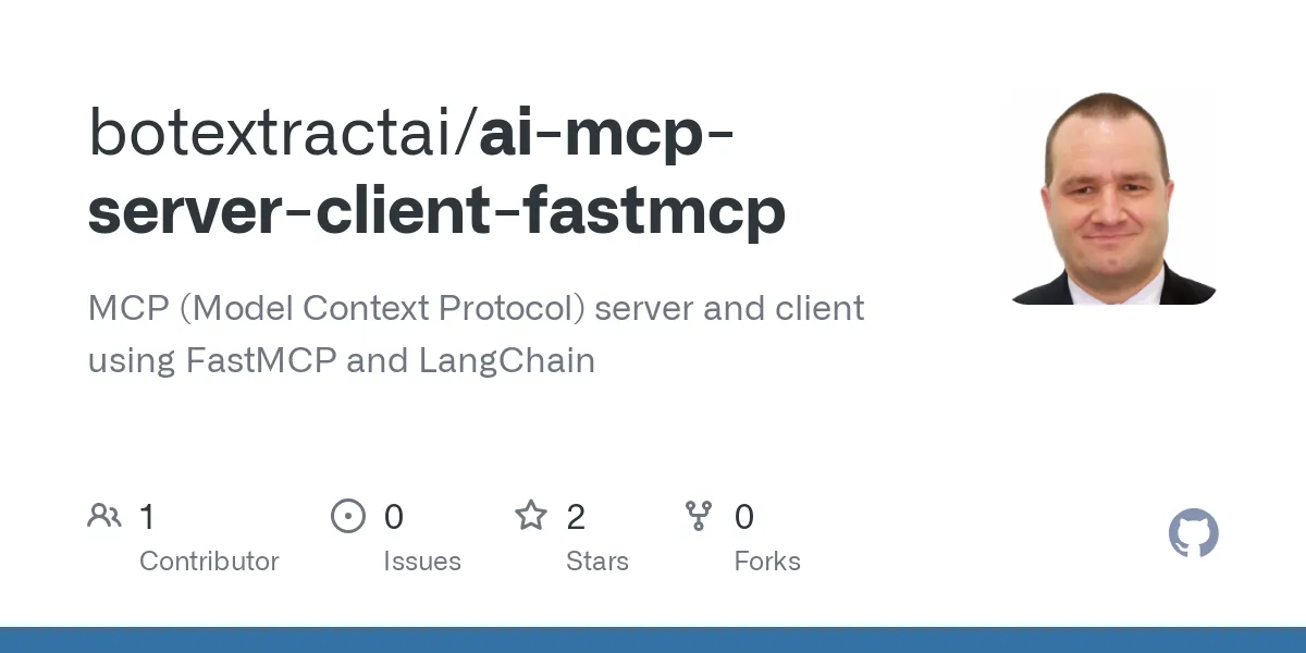 使用 FastMCP 和 LangChain 進行 AI 工具集成的 AI MCP 伺服器和客戶端 | Creati.ai