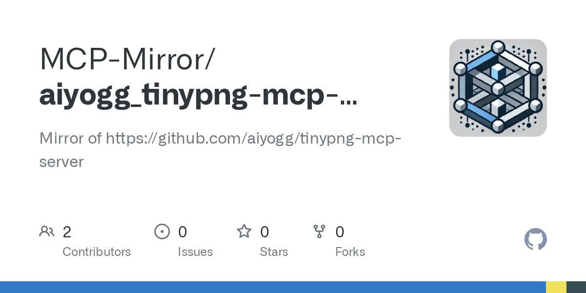TinyPNG MCP Server - Compresión de imágenes automatizada con la API TinyPNG | Creati.ai