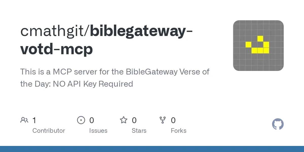 MCP Versículo del Día BibleGateway - Recuperador gratuito de Escrituras Diarias | Creati.ai