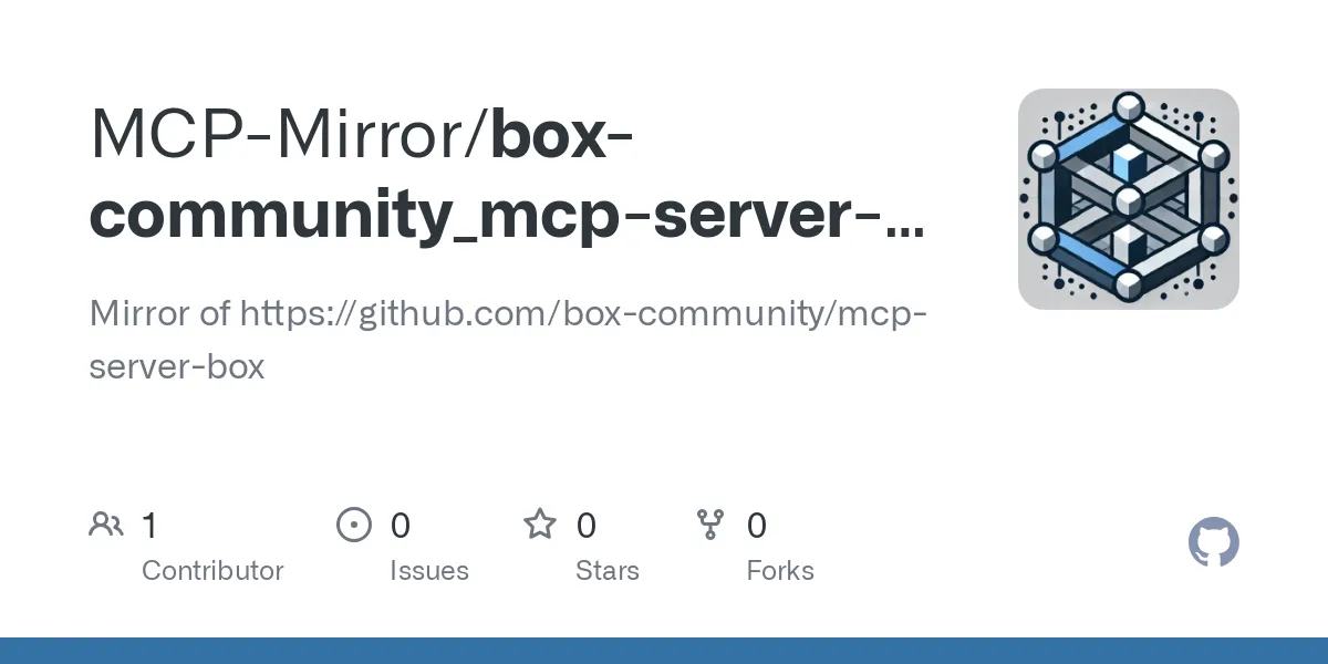 Box Community MCP Server: AI-Enhanced File Management & Search | Creati.ai