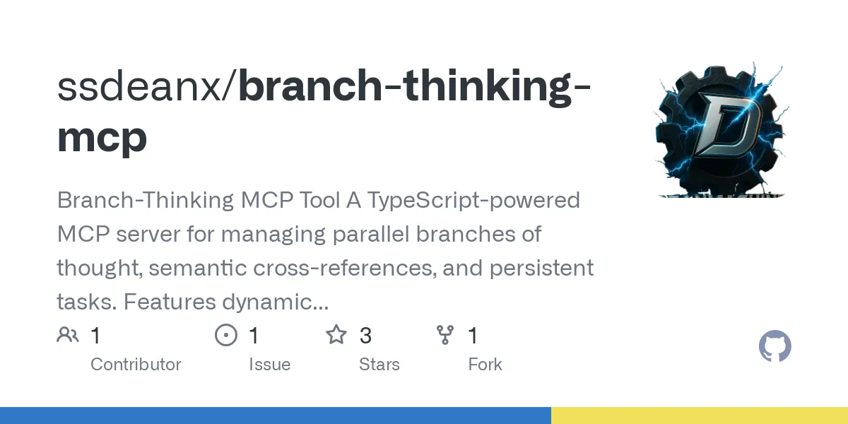 Branch-Thinking MCP Tool - Advanced Visual Knowledge & Thought ...