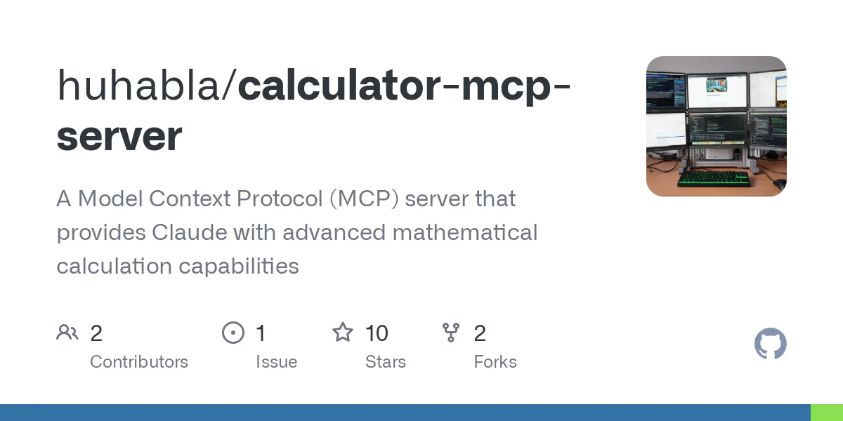 Servidor de Calculadora Matemática MCP - Herramienta Avanzada de Matemáticas y Datos | Creati.ai