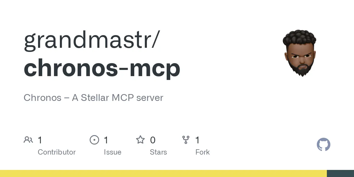 Chronos MCP: Stellar Blockchain Wallet Management & Transaction Server ...
