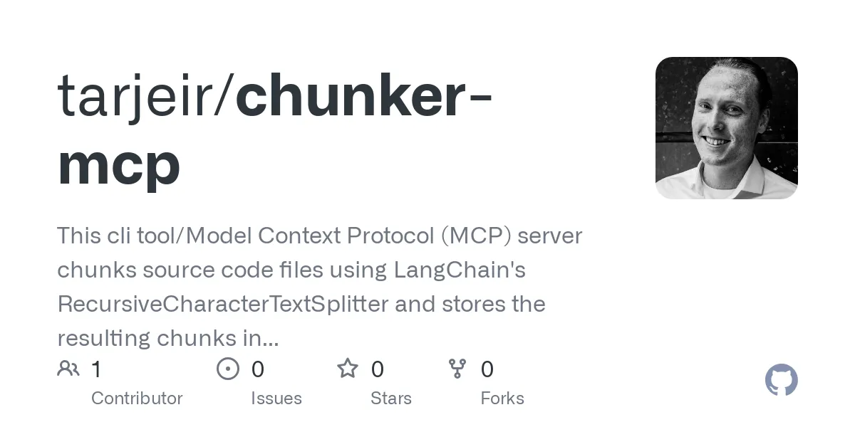 Chunker MCP: Source Code Chunking and Vector Storage Tool | Creati.ai